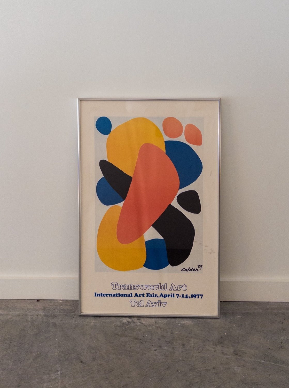 Alexander Calder Transworld Art Tel Aviv Exibition Poster, 1977 – Found ...